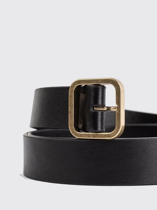 Marsèll Smooth Leather Belt With Pin Buckle - Black
