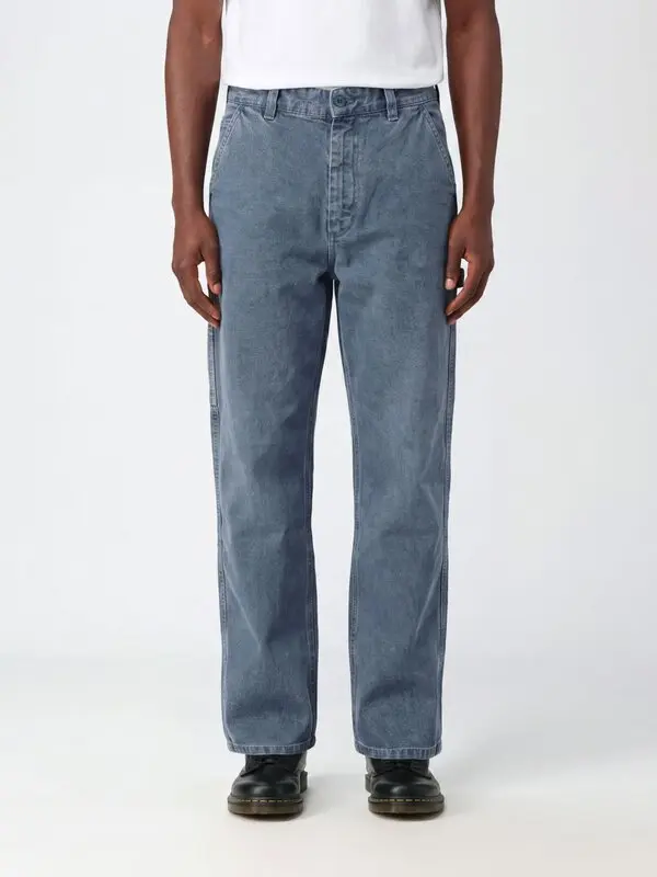 A.p.c. Dan Wide-leg Cotton Denim Jeans With Mid-rise Waist - Blue