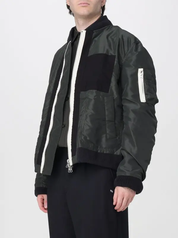 Sacai Reversible Ripstop Nylon Shirt Jacket With A Relaxed Fit