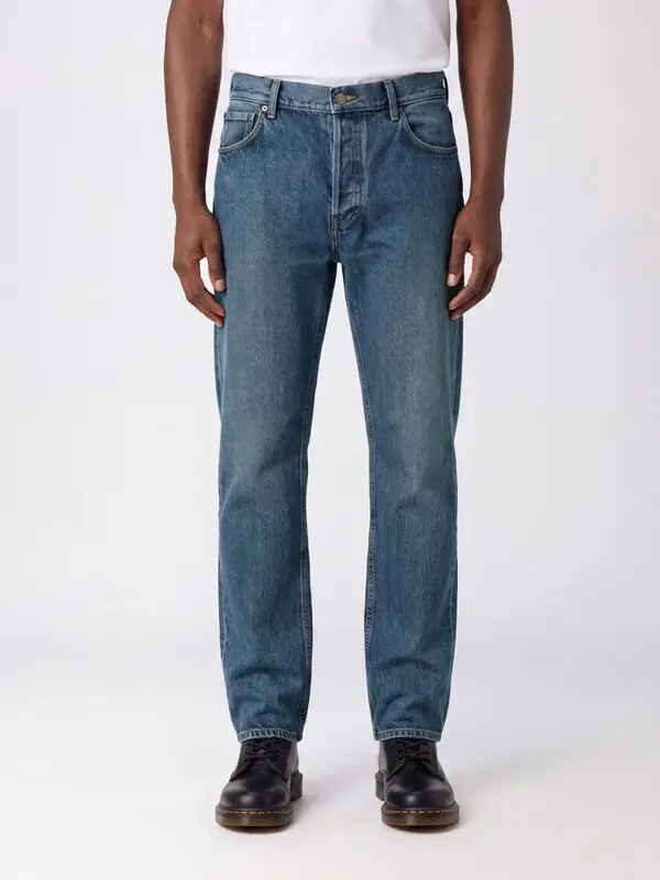 THE ROW Mid-rise Straight Leg Jeans In Cotton Denim With Five Pockets