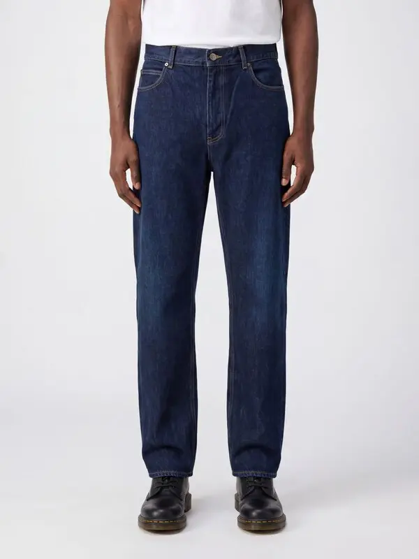 THE ROW Vanya Straight Fit Mid-rise Jeans In Cotton Denim