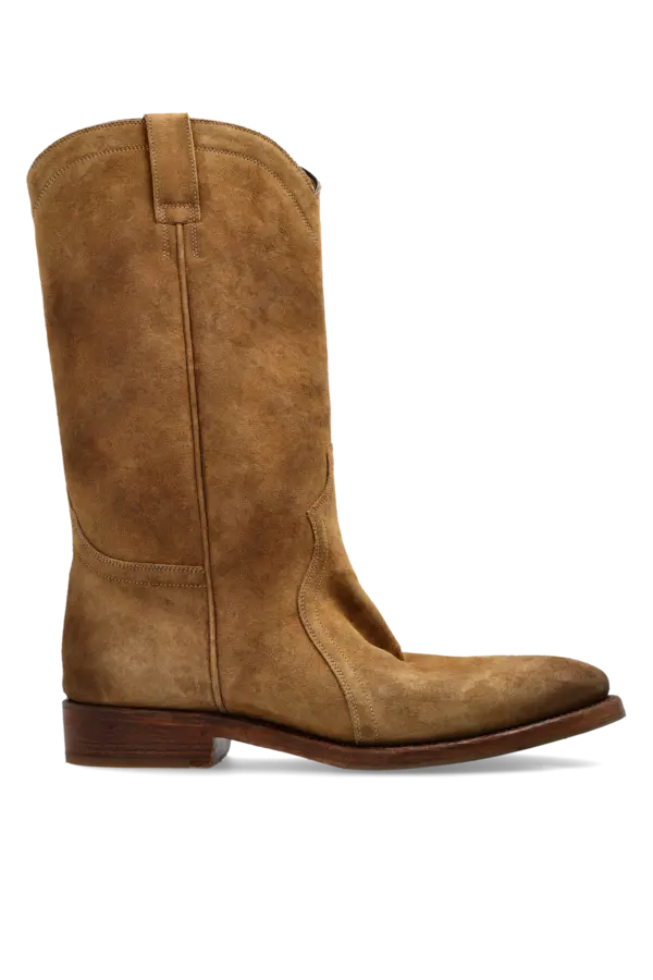 JIL SANDER Bruce Suede Ankle Boots - Brown