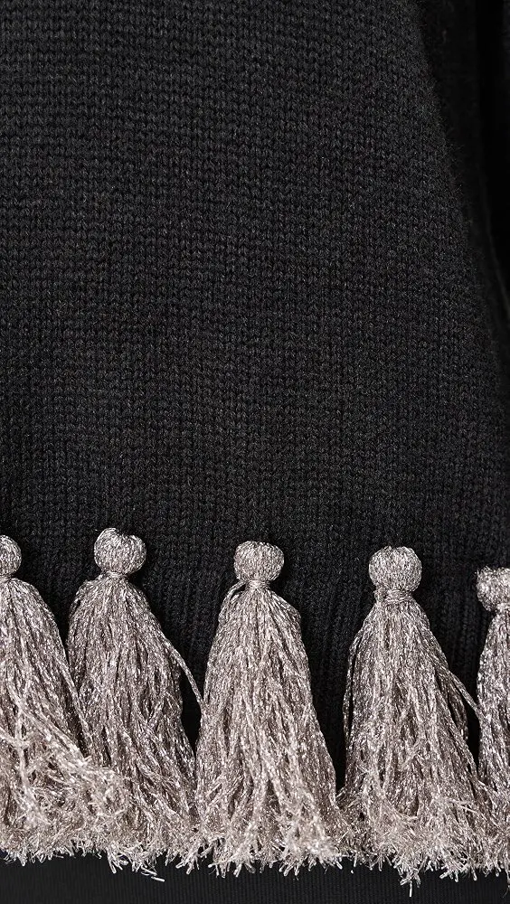 SIMONMILLER Roni Metallic Tassel Sweater