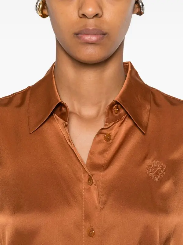 Zimmermann Satin Silk Shirt - Multicolor