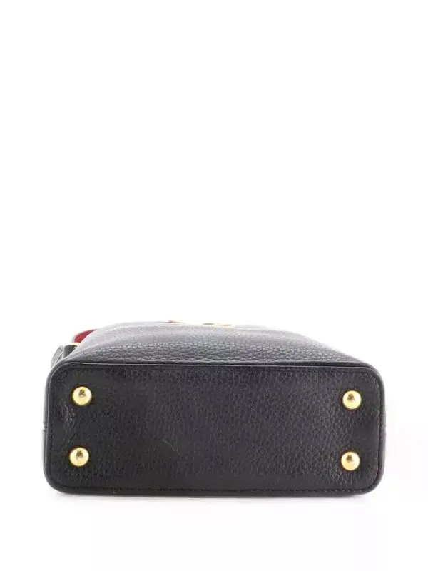 LOUIS VUITTON Capucines Bag Leather Mini Satchel