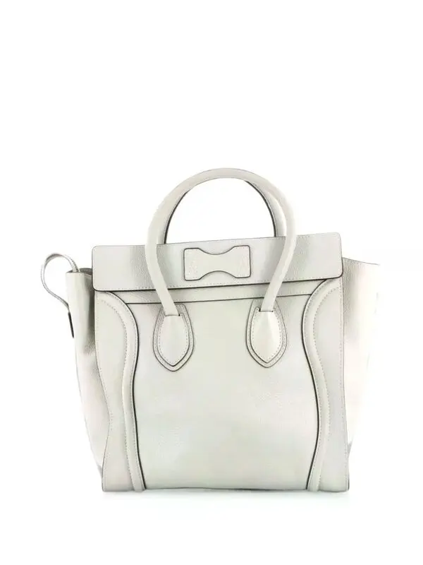 Celine Luggage Bag Grainy Leather Mini Tote Bag