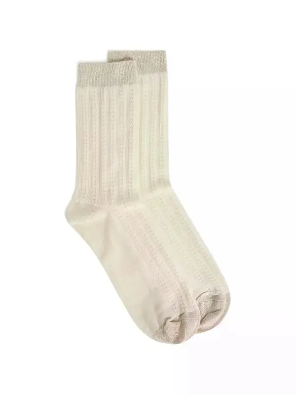 Momoni Pecos Openwork-stitch Socks