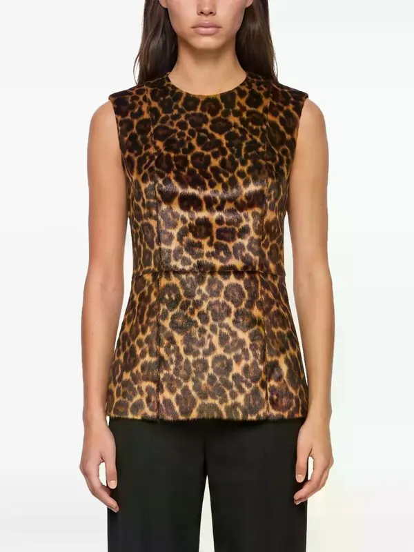 DARKPARK Leopard-print Sleeveless Top
