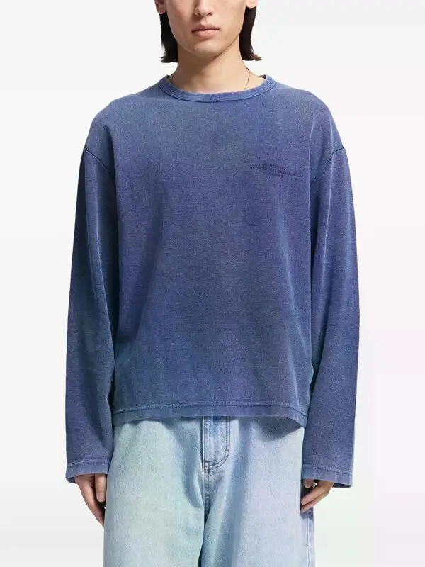 BRAM’S FRUIT Waffle-knit Long-sleeve T-shirt