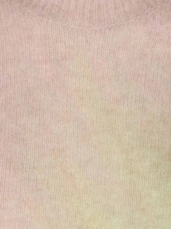 ROBERTO COLLINA Ribbed-trim Mock-neck Sweater