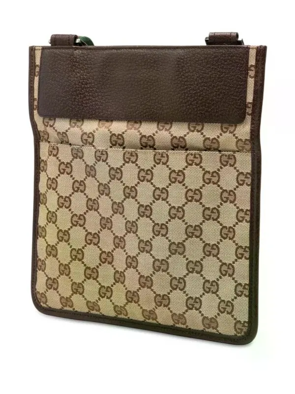 Gucci 2000-2015 Gg Canvas Web Crossbody Bag
