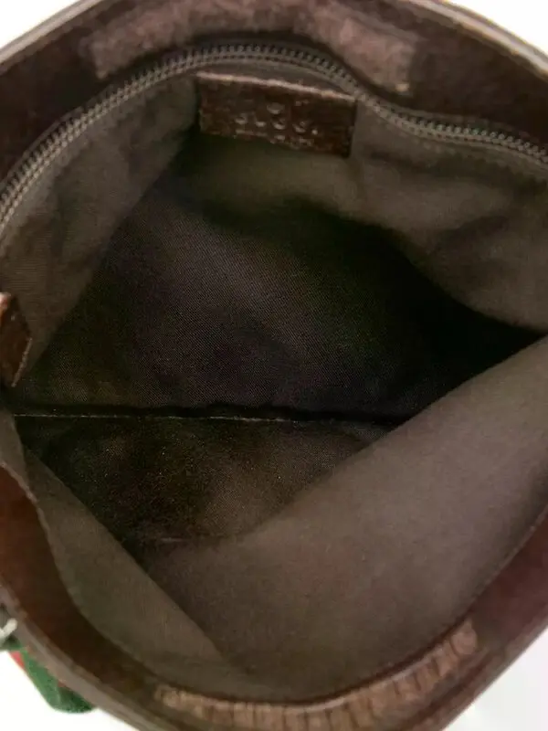 Gucci 2000-2015 Gg Canvas Web Crossbody Bag