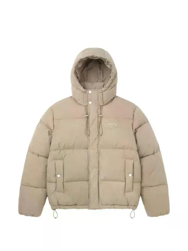 BRAM’S FRUIT Logo-patch Hooded Puffer Jacket