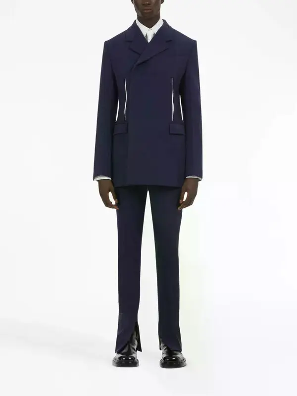 FERRAGAMO Slit-detail Double-breast Jacket