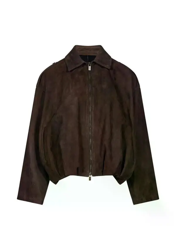 SALVATORE SANTORO Suede Zip-up Jacket