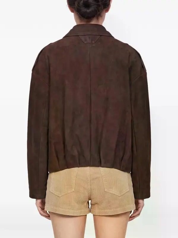SALVATORE SANTORO Suede Zip-up Jacket