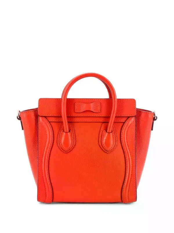 Celine Luggage Bag Grainy Leather Nano Crossbody Bag