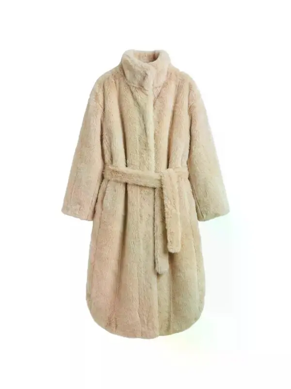 THE FRANKIE SHOP Ravello Faux-fur Robe Coat - Neutrals