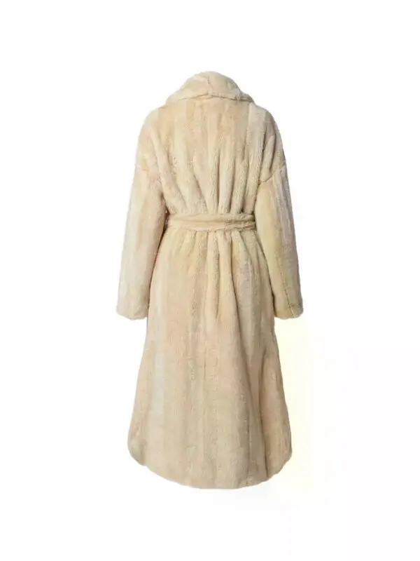 THE FRANKIE SHOP Ravello Faux-fur Robe Coat - Neutrals