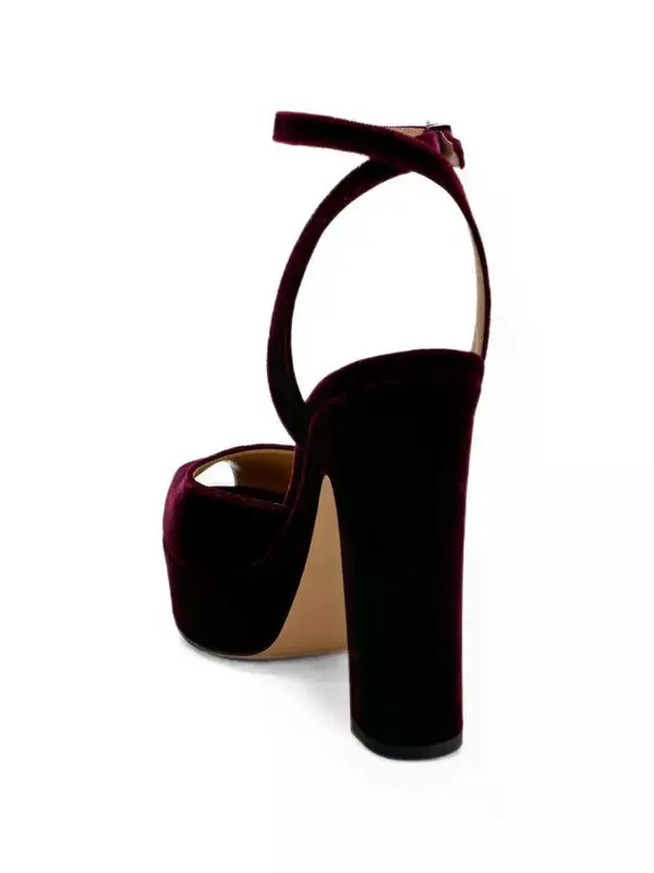 Fendi After 9 Velvet Sandals