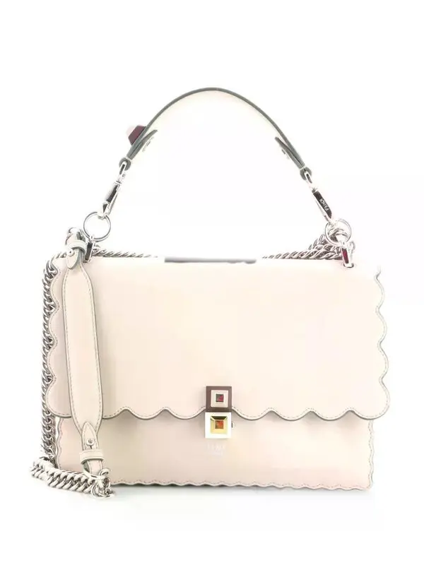 Fendi Kan I Bag Leather Medium Shoulder Bag