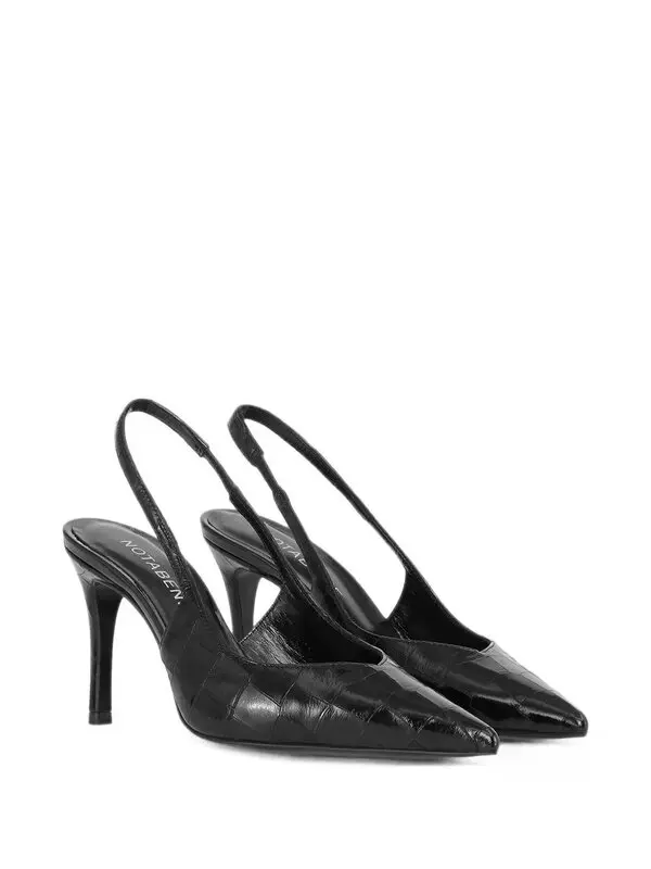 NOTABENE Anais Leather Slingback Pumps