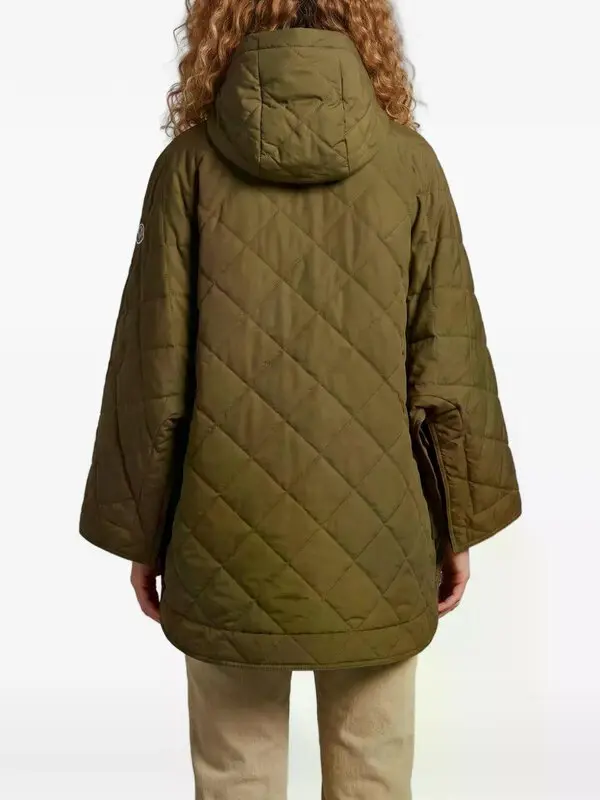 Moncler Diamond-quilted Cape