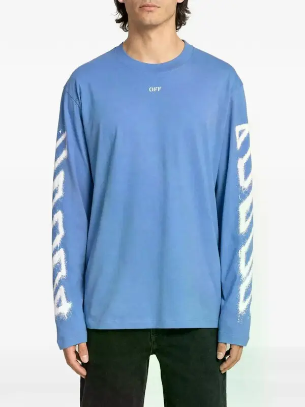 Off-White Arrows-print Long-sleeve T-shirt