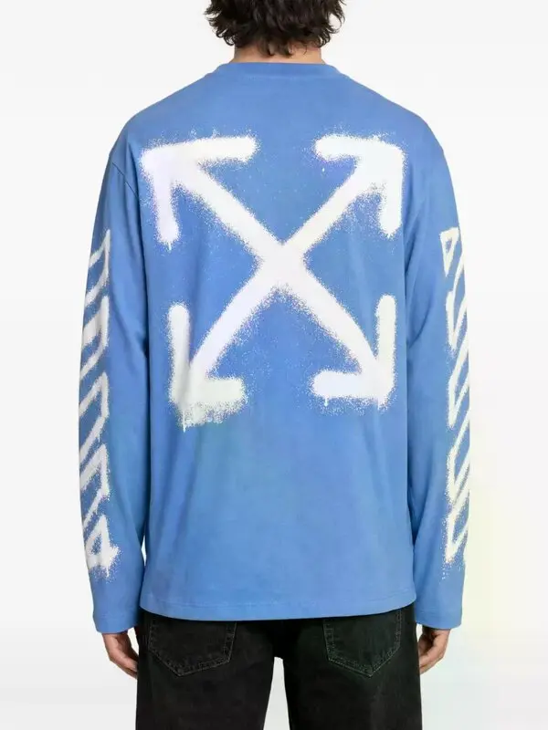 Off-White Arrows-print Long-sleeve T-shirt