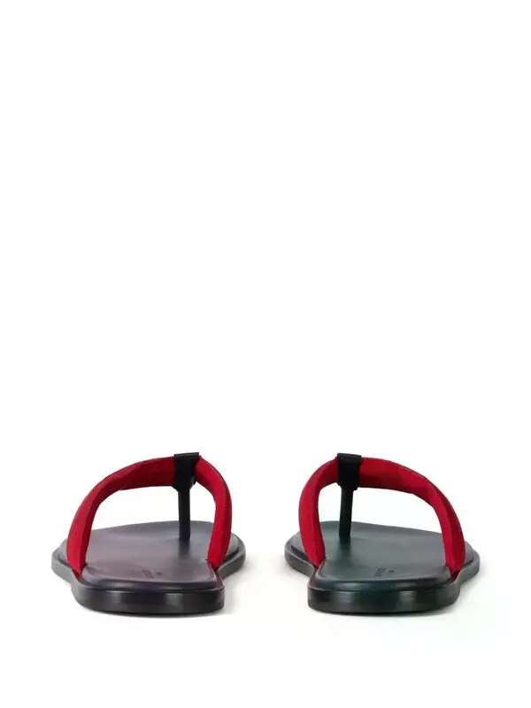 Givenchy Bay Thongs In Gros Grain And Leather