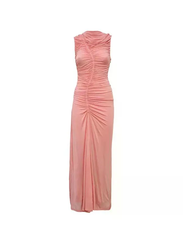 Acler Gillan Ruched Maxi Dress - Pink