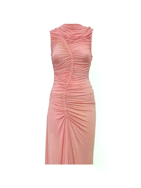 Acler Gillan Ruched Maxi Dress - Pink