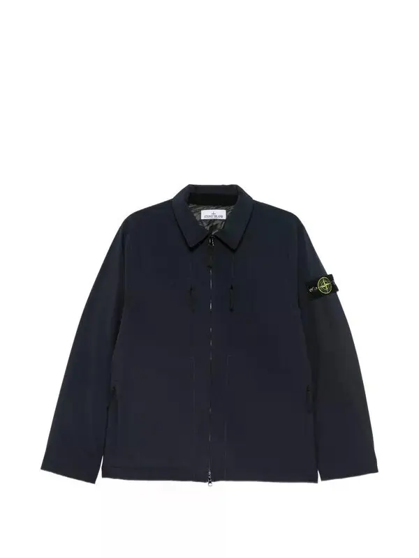 Stone Island Logo-patch Zip-up Jacket