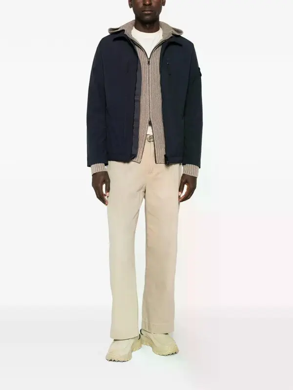 Stone Island Logo-patch Zip-up Jacket