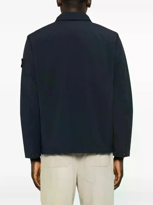 Stone Island Logo-patch Zip-up Jacket