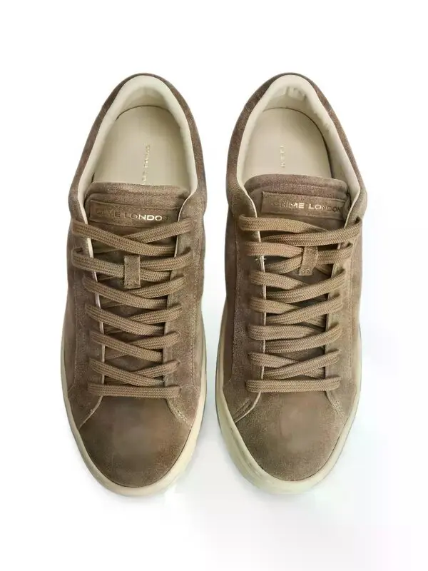 CRIME LONDON Superlight Suede Low-top Sneakers