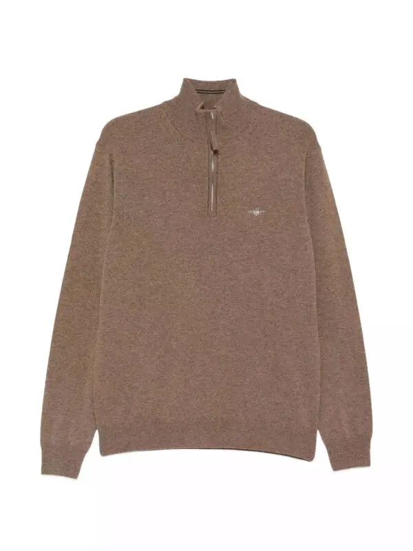 Gant Quarter-zip Wool Sweater