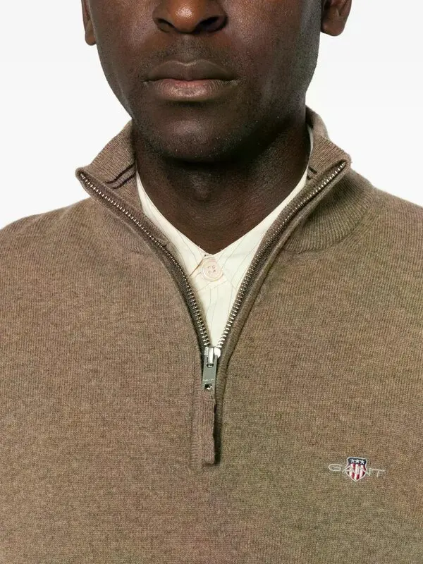 Gant Quarter-zip Wool Sweater