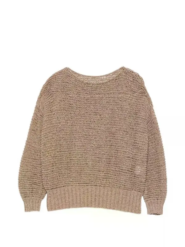 BASE MILANO Open-knit Sweater