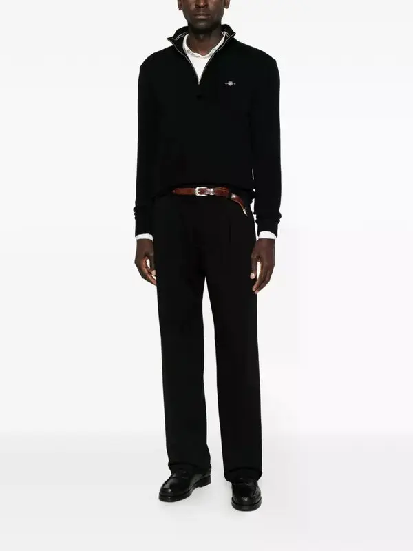 Gant Quarter-zip Wool Sweater