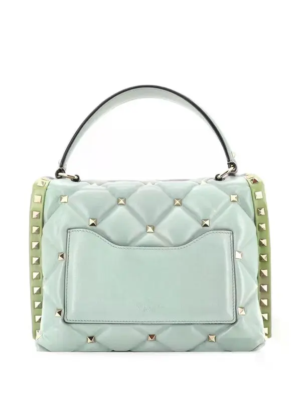 Valentino Garavani Candystud Top Handle Bag Leather Medium Shoulder Bag