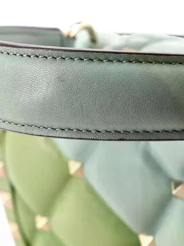 Valentino Garavani Candystud Top Handle Bag Leather Medium Shoulder Bag