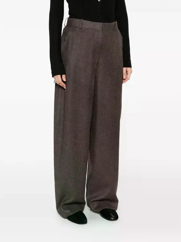 TOTEME High-waisted Wide-leg Trousers