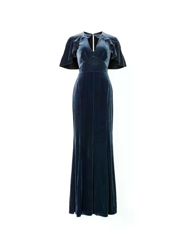 TEMPERLEY LONDON Ashcombe Maxi Dress - Blue