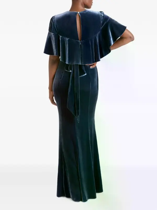 TEMPERLEY LONDON Ashcombe Maxi Dress - Blue