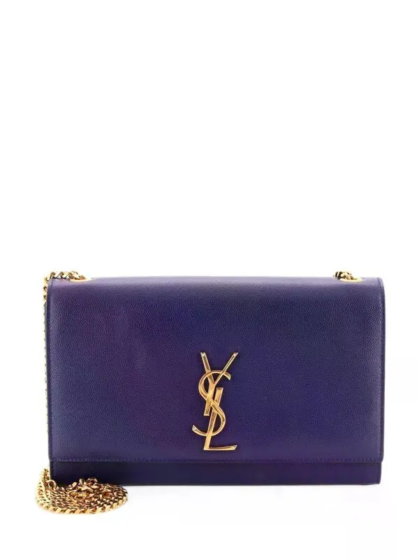 Saint Laurent Classic Monogram Grainy Leather Medium Crossbody Bag