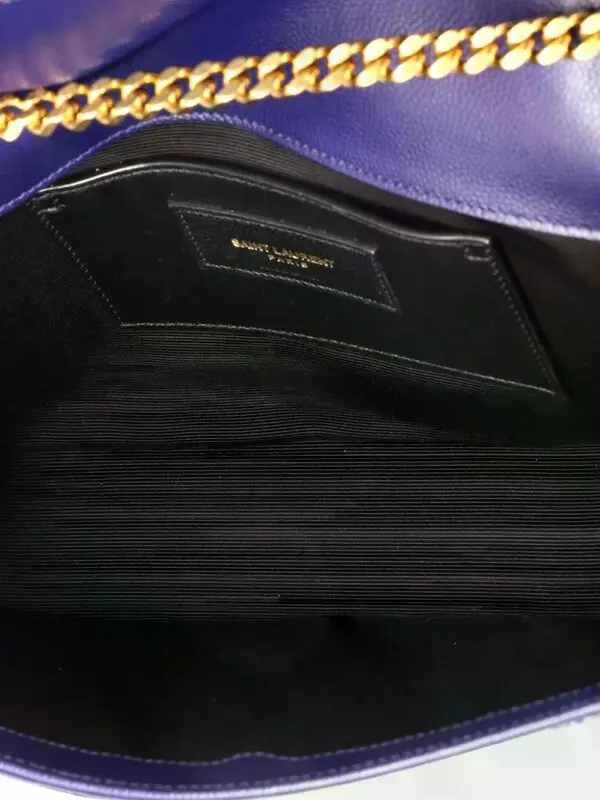 Saint Laurent Classic Monogram Grainy Leather Medium Crossbody Bag