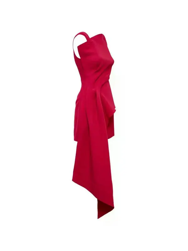 Acler Quindus Draped Mini Dress - Red