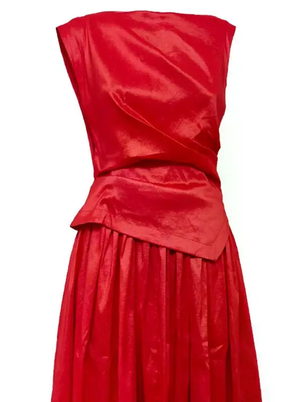 Acler Robakker Draped Pleated Dress