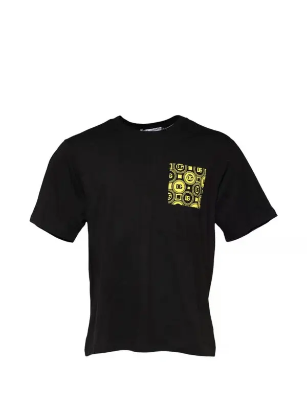 Dolce & Gabbana Logo-pattern Pocket T-shirt